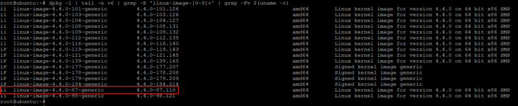 Safely Remove Old Kernels form Debian Distributions