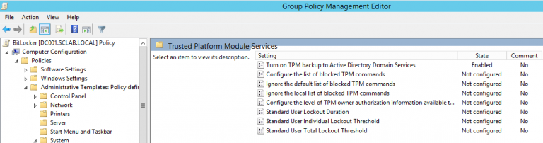 Manage BitLocker Recovery Keys on Active Directory